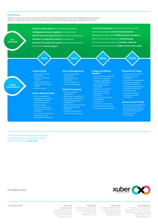 Xuber for Insurers | PDF
