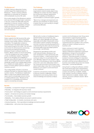 Xuber and Lockton: Case study | PDF