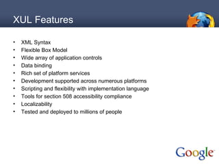 Building with XUL | PPT | Browsers | Computer Software and Applications