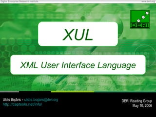 XUL - Mozilla Application Framework | PPT | Browsers | Computer ...