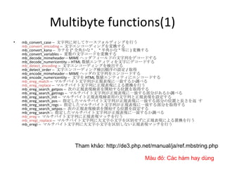 Xu ly tieng_nhat_voi_php+my_sql | PPT