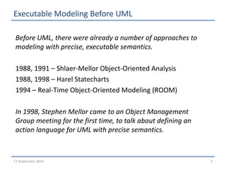 Executable UML Roadmap (as of September 2014) | PPT