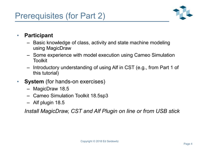 Using Alf with Cameo Simulation Toolkit - Part 2: Modeling | PPTX ...