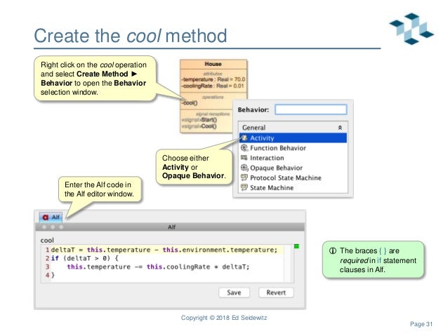 Using Alf With Cameo Simulation Toolkit Part 2 Modeling