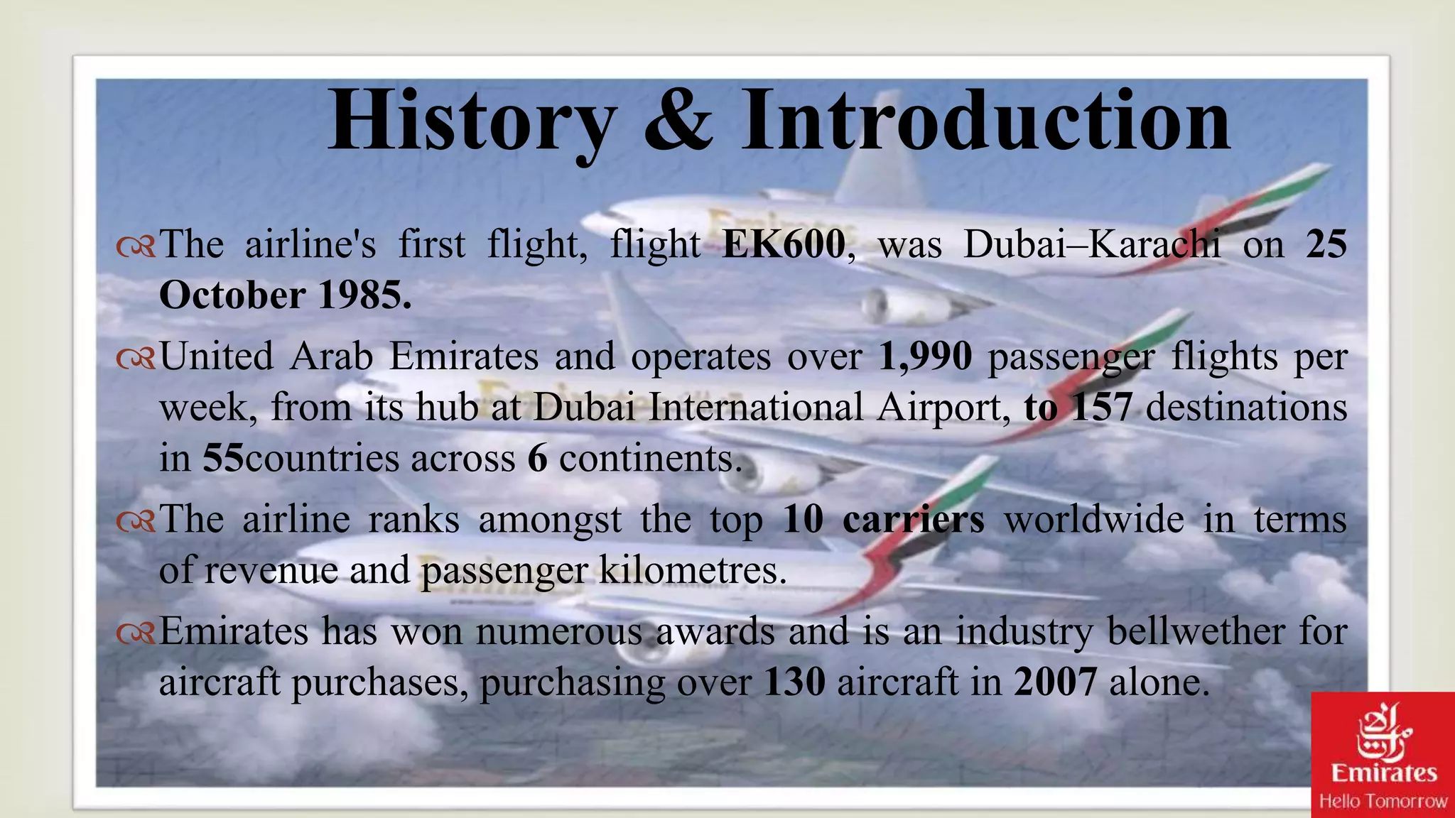 Emirates Airline | PPTX