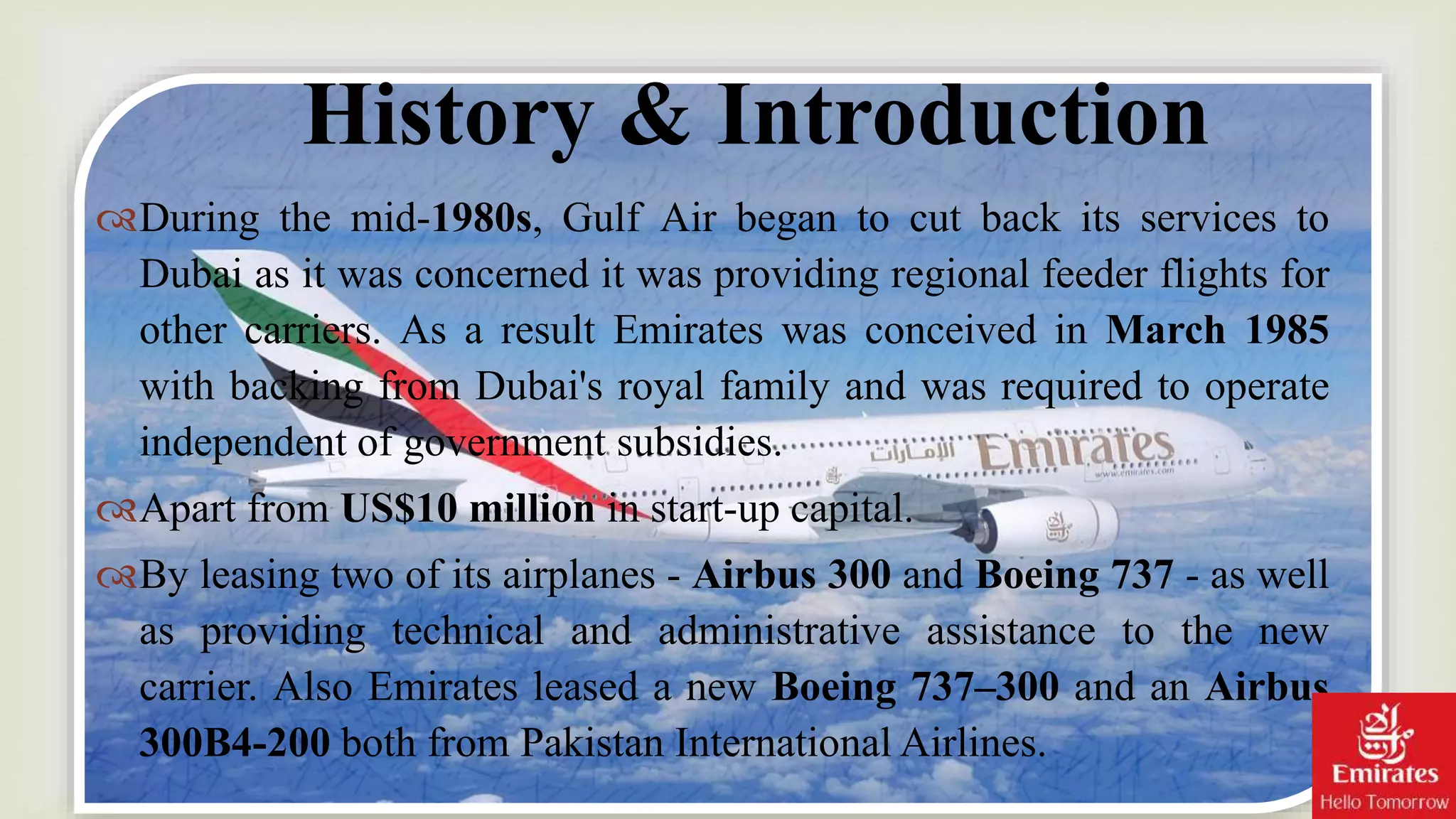 Emirates Airline | PPTX