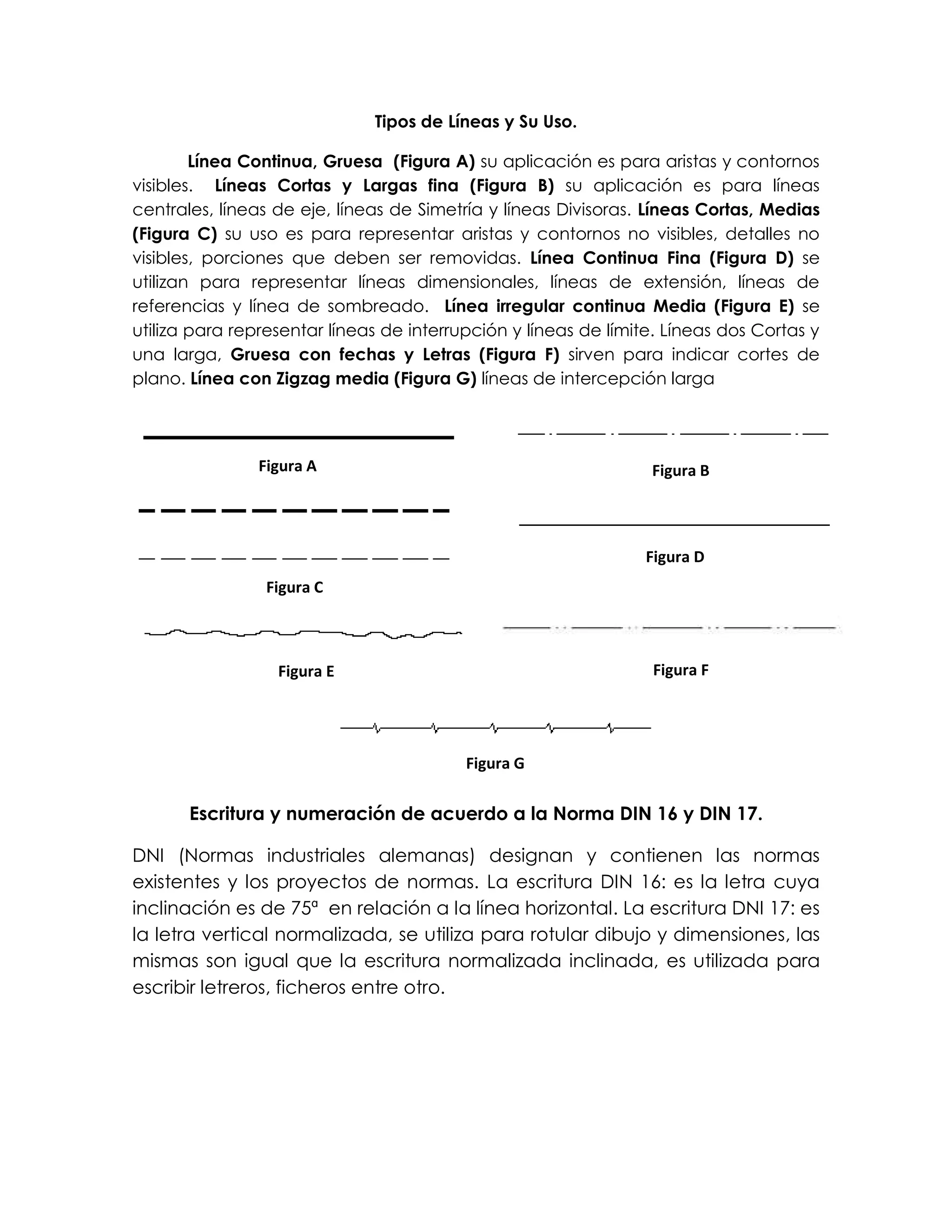 Tipos de lineas | PDF