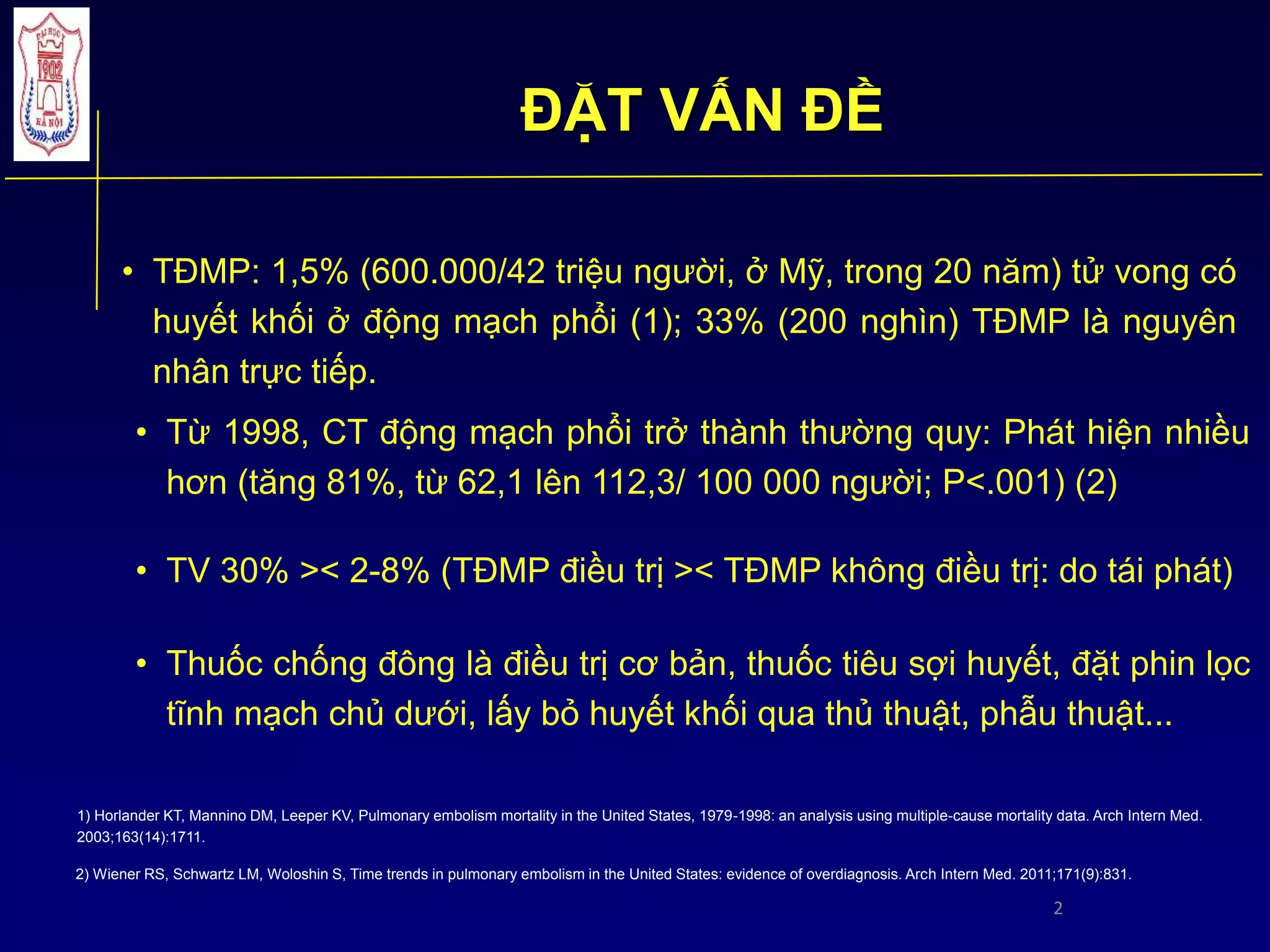 Xu tri tac dong mach phoi cap | PDF