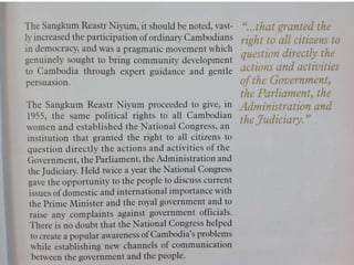 1955 Sihanouk’s abdication and the creation of the Sangkum. Dr Henri ...