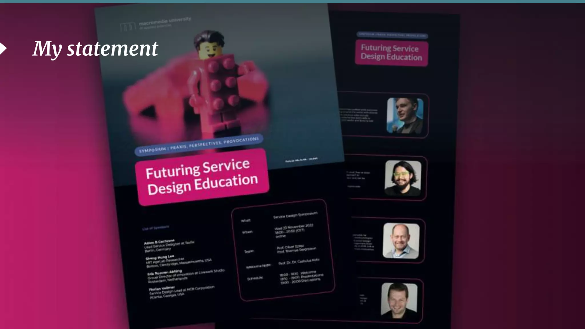 futuring service design education | PPT