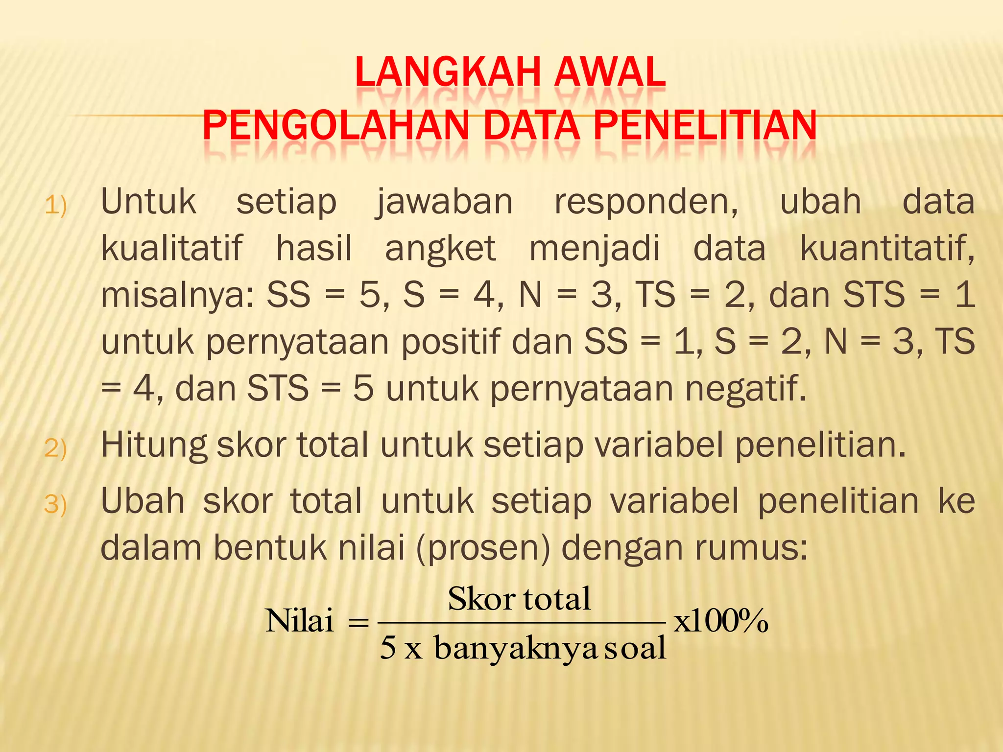 Langkah langkah pengolahan-data_data_dalam_penelitian | PDF