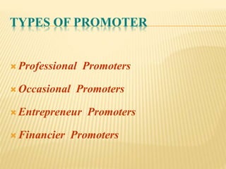 Formation of a company | PPTX