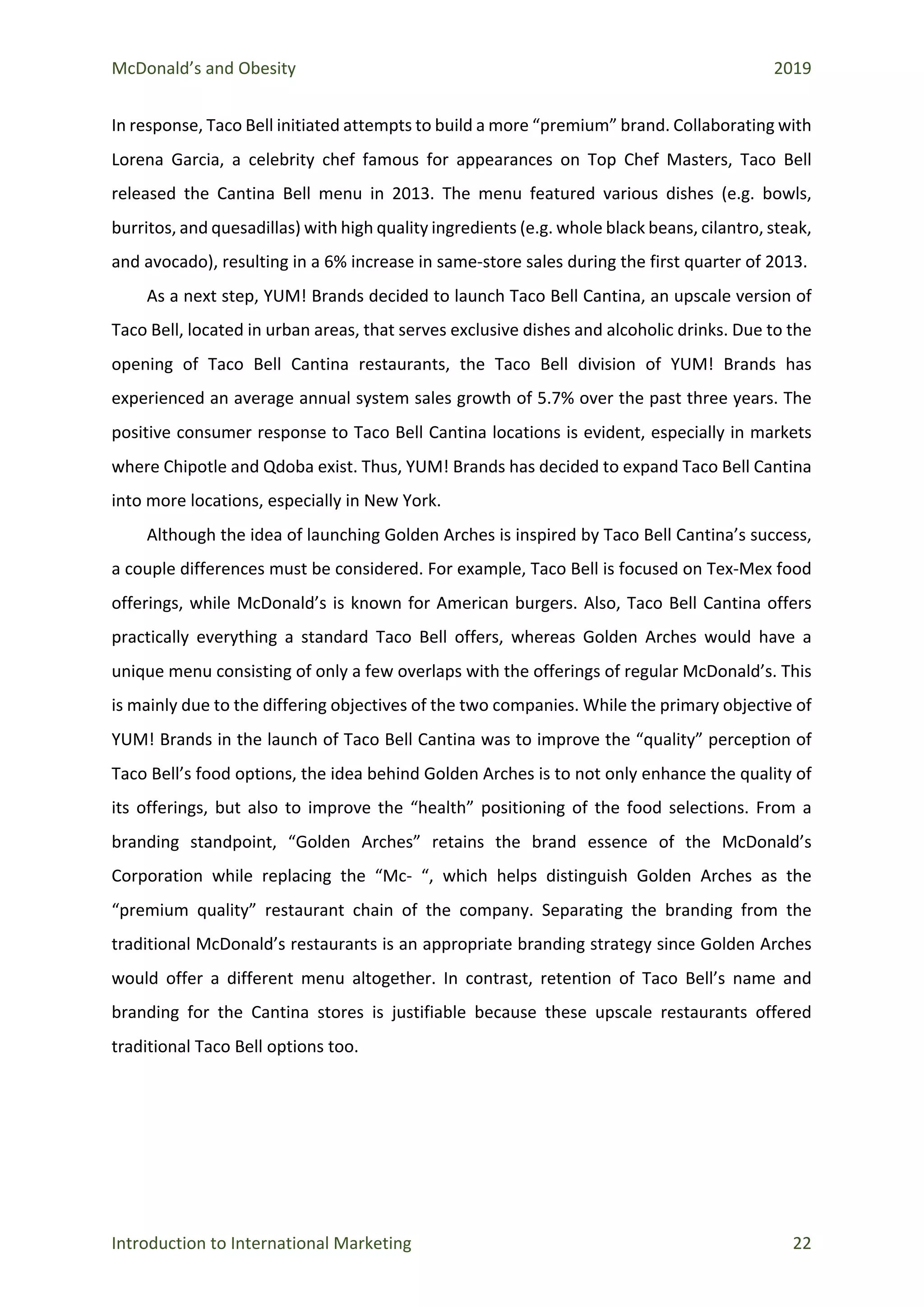 Corporate Strategy for McDonald's Corporation | PDF