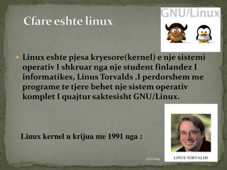 Gerta Kapllani - LINUX (OSCAL2014) | PPT