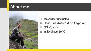 Qa Service Mesh approach | PPTX