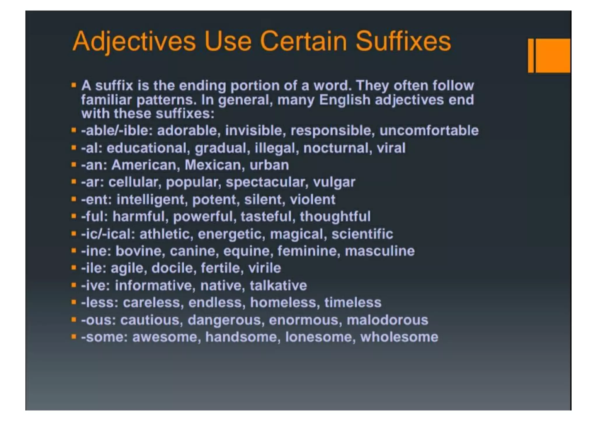 Adjective | PDF
