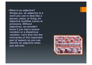 Adjective | PDF