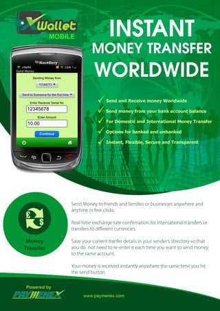 xWallet Mobile by Paymenex | PDF