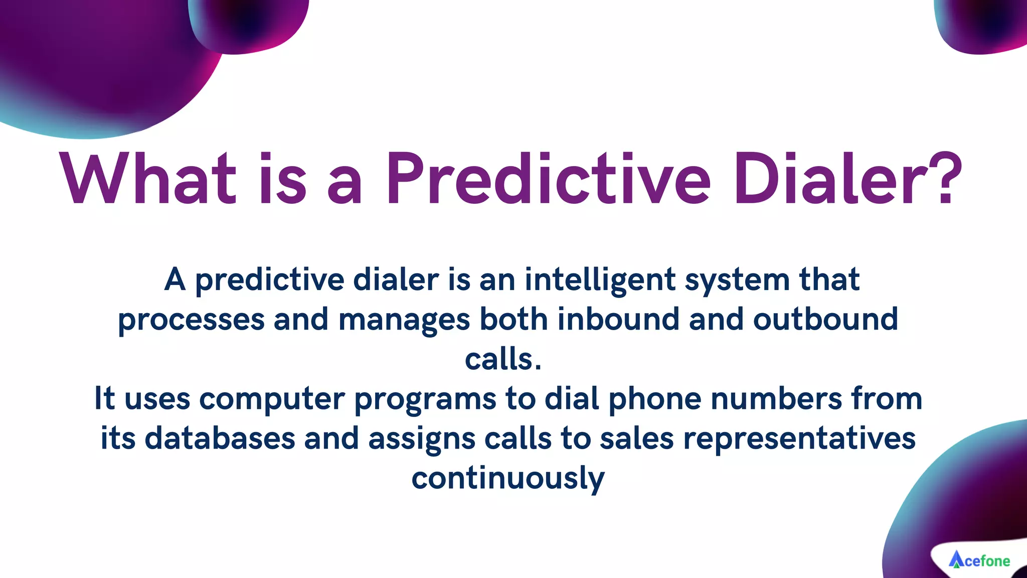 X Ways To Improve Your Business With A Predictive Dialer | Acefone | PDF | Business | Business ...