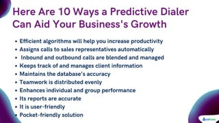 X Ways To Improve Your Business With A Predictive Dialer | Acefone ...
