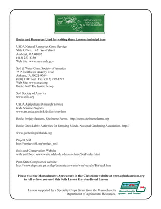 Grade 1 School Garden Lesson Plan - Soil Lesson; Soil Soup ...