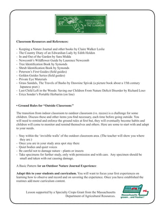 Grade 3 School Garden Lesson Plan - Leaf Lesson; Who’s Eating my Leaves ...