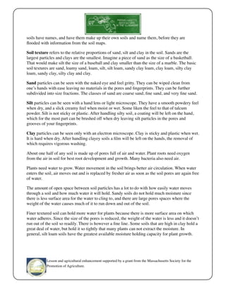 Grade 4 School Garden Lesson Plan - Soils Lesson; Make Your Own Soil ...