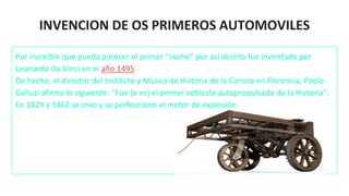 historia de los autos | PPTX