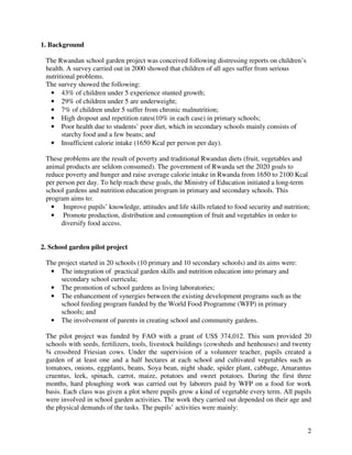 School Garden in Rwanda | PDF