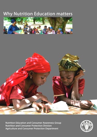 Why Nutrition Education Matters | PDF