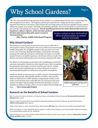 Farm and Garden Education Case Studies: Feeding the Next Generation | PDF