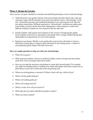 Growing the Outdoor Classroom: A Handbook on Gardening in Albuquerque ...