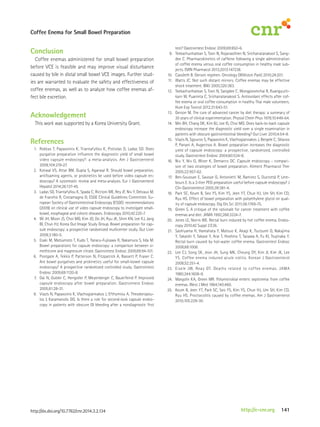 Coffee Enema for Preparation for Small Bowel Video Capsule Endoscop | PDF