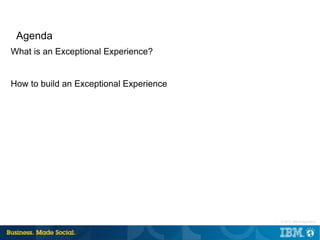 Exceptional Web Experience Overview | PPT