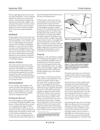 Pocket Gophers Integrated Pest Management | PDF