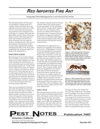 Red Imported Fire Ant Integrated Pest Management | PDF