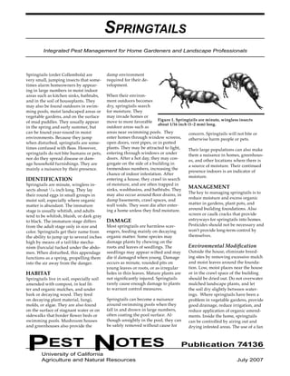 Springtails Integrated Pest Management | PDF