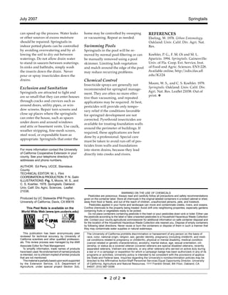 Springtails Integrated Pest Management | PDF