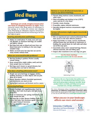 Bed Bugs Quick Tips Natural Pest Control | PDF