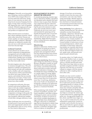 California Oakworm Integrated Pest Management | PDF