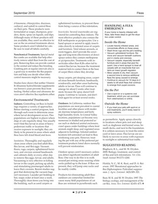 Fleas Integrated Pest Management | PDF