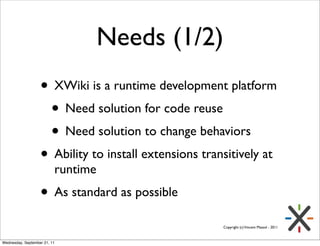 XWiki Components Design Choices | PDF