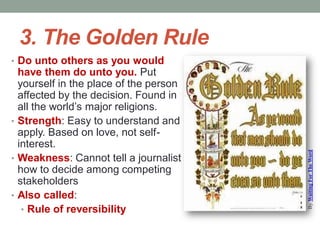 Chapter 6 - Four Classic Theories of Ethics, The Ethical Journalist ...