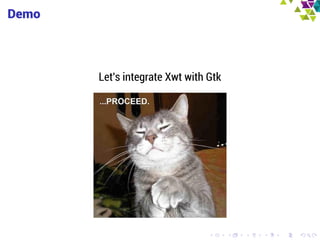 Xwt, a cross-desktop UI library | PDF | Computer Software and Applications | Computing