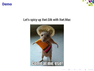 Xwt, a cross-desktop UI library | PDF | Computer Software and Applications | Computing