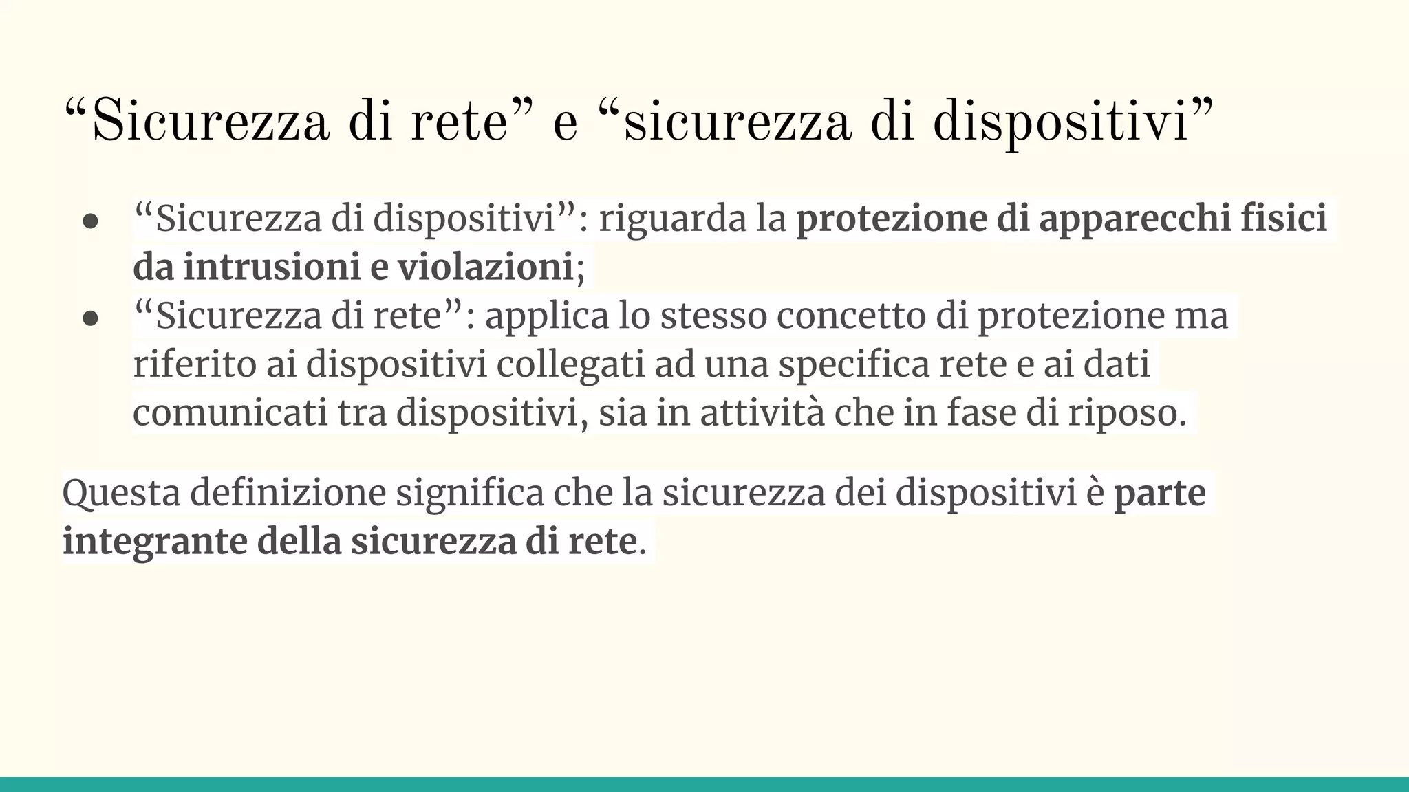 La sicurezza in rete. | PPTX