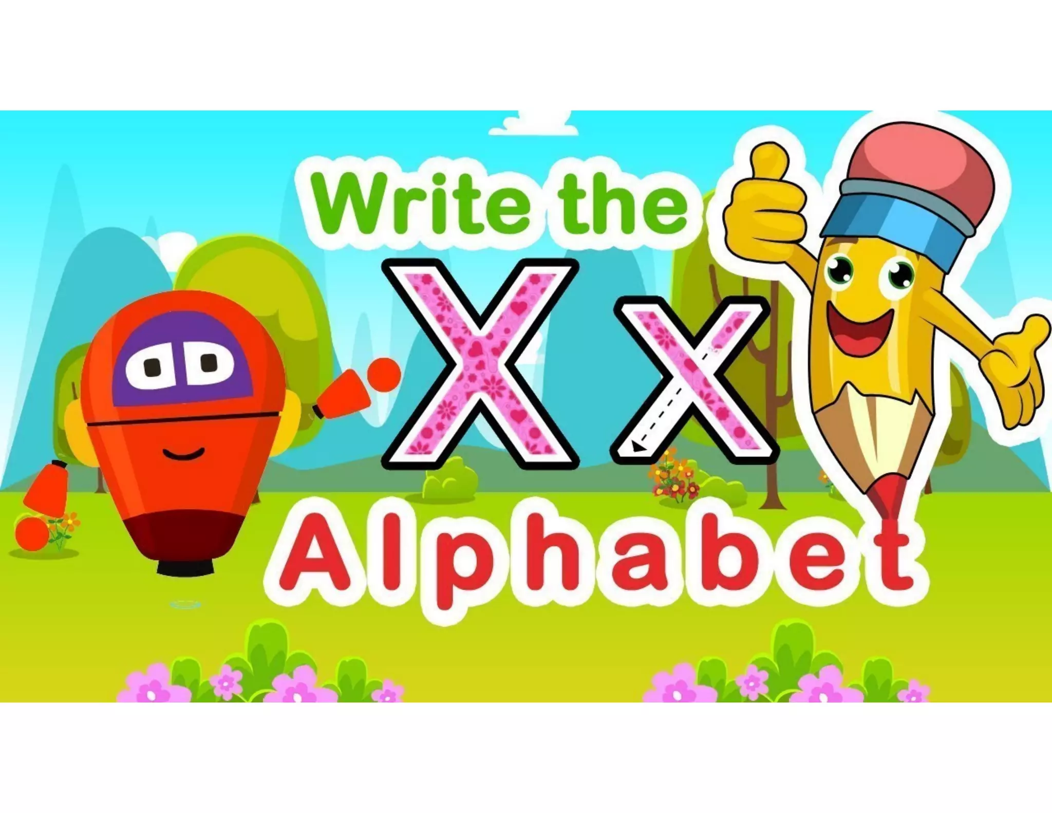 How to Write Letter X | X for Xylophone |KidsLearnTv | PPT