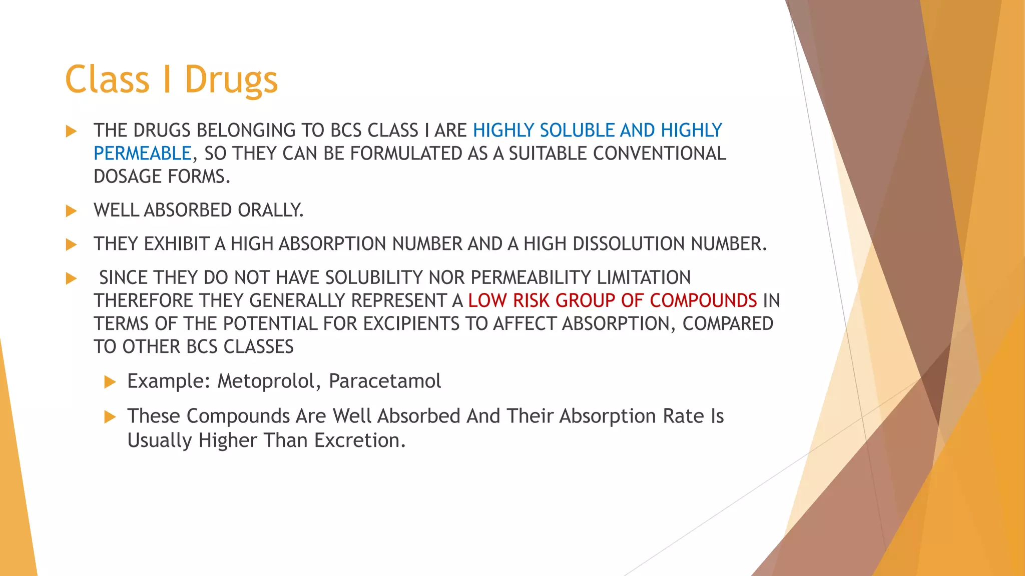 Biopharmaceutics classification system class 1 | PPTX