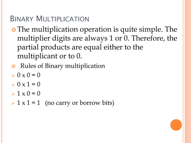 BINARY SUBTRACTION | PDF