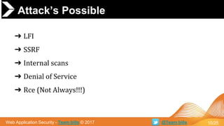XXE - XML External Entity Attack | PPTX